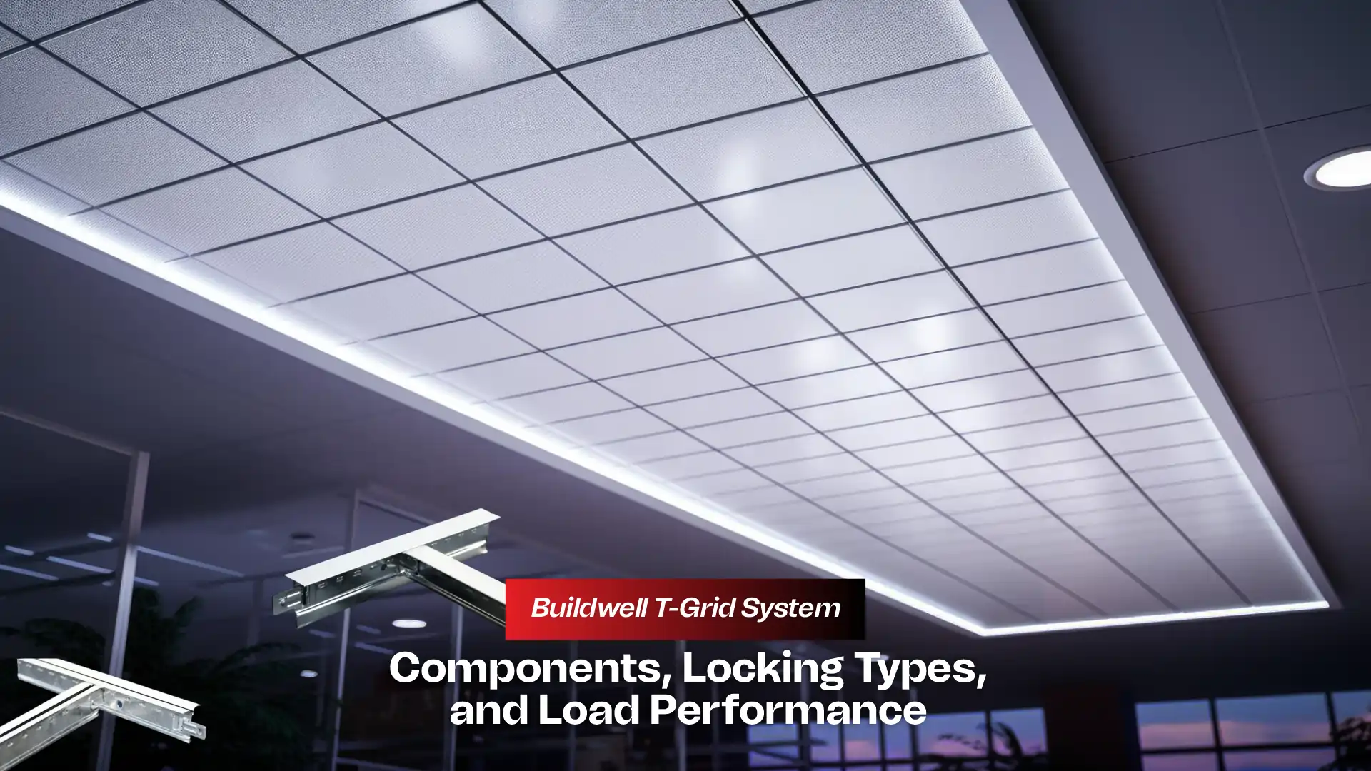 Buildwell T-Grid Systems Strength Flexibility and Seamless Ceilings