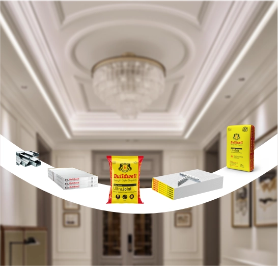 Buildwell Ceiling Products – Premium Gypsum & Tile Solutions